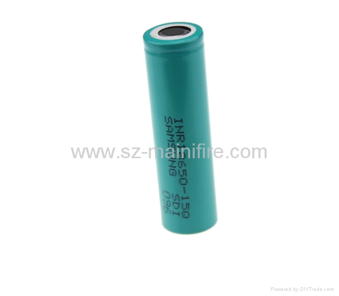 SAMSUNG rechargable battery cell li-ion 18650 1500mah INR18650 15Q ...