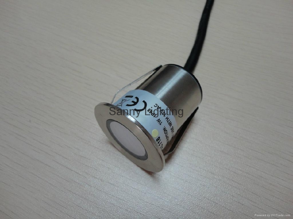 DC12V 1W CREE LED ground light with IP68 stainless steel 316 material ...