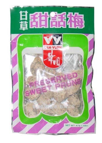 Preserved Sweet Prune - Wah Yuen (Hong Kong Manufacturer) - Snacks ...