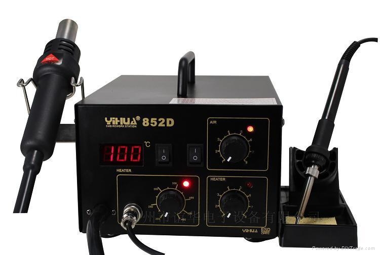 YH-852D (diaphragm pump) hot air smd rework station - YIHUA (China ...