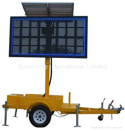 Portable LED Message sign Traffic sign Trailer - SVMS3701 - Summitlite ...
