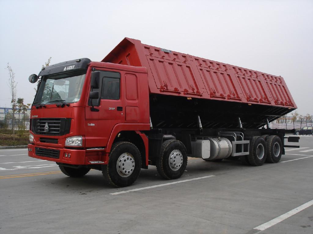 HOWO 6*4 side-dump semi-trailer - ZZ4257N3241 (China Manufacturer ...