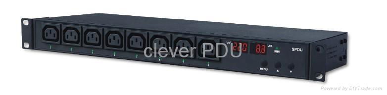 power distribution unit for network cabinet - sequential PDU - CLEVER ...