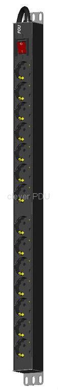 power distribution unit for network cabinet - rack PDU 2250 - CLEVER ...