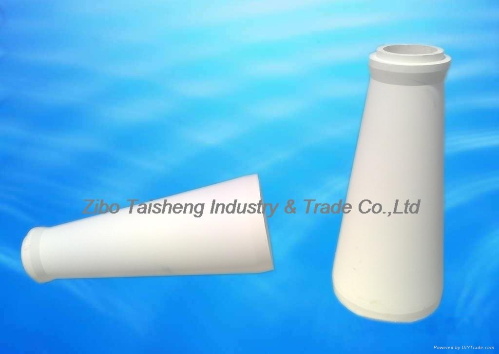 Wear-resistance alumina ceramic cone-shaped tube - TS-ACT - TS (China ...