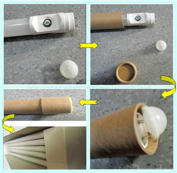 PIR motion sensor flourescent led tube light T8 - JREN (China ...