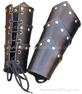 medievel leather vambraces (India Manufacturer) - Antiques Collectibles ...
