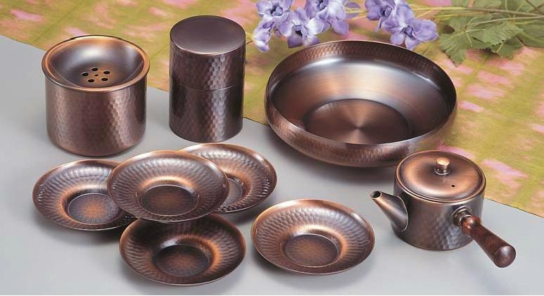 bronze - tea set - 132-02 - Takaokadouki (Japan Trading Company) - Tea ...