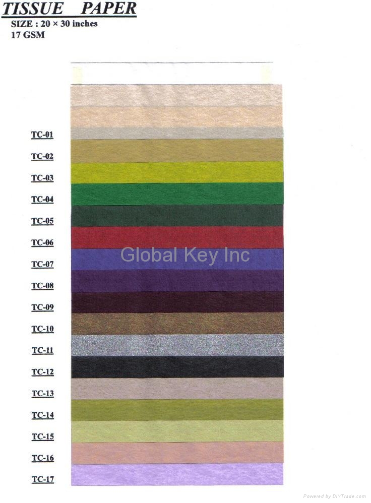 Tissue Paper - GKI (Taiwan Manufacturer) - Paper Packaging Materials ...