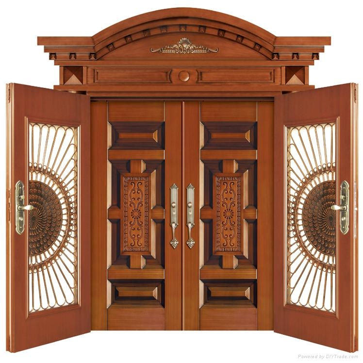 Imitating Copper Bi-fold Compound Door - CHD-1103 - CHD DOOR (China ...