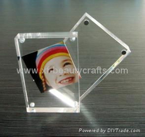 Magnetic/Screw clear acrylic &crystal photo /picture frame - XF17 - OEM ...