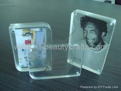 Magnetic/Screw clear acrylic &crystal photo /picture frame - XF17 - OEM ...