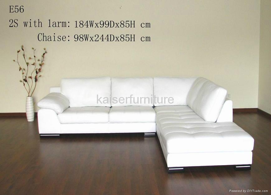 Stationary sofa with chaise - E56 - Kaiser (China Manufacturer ...