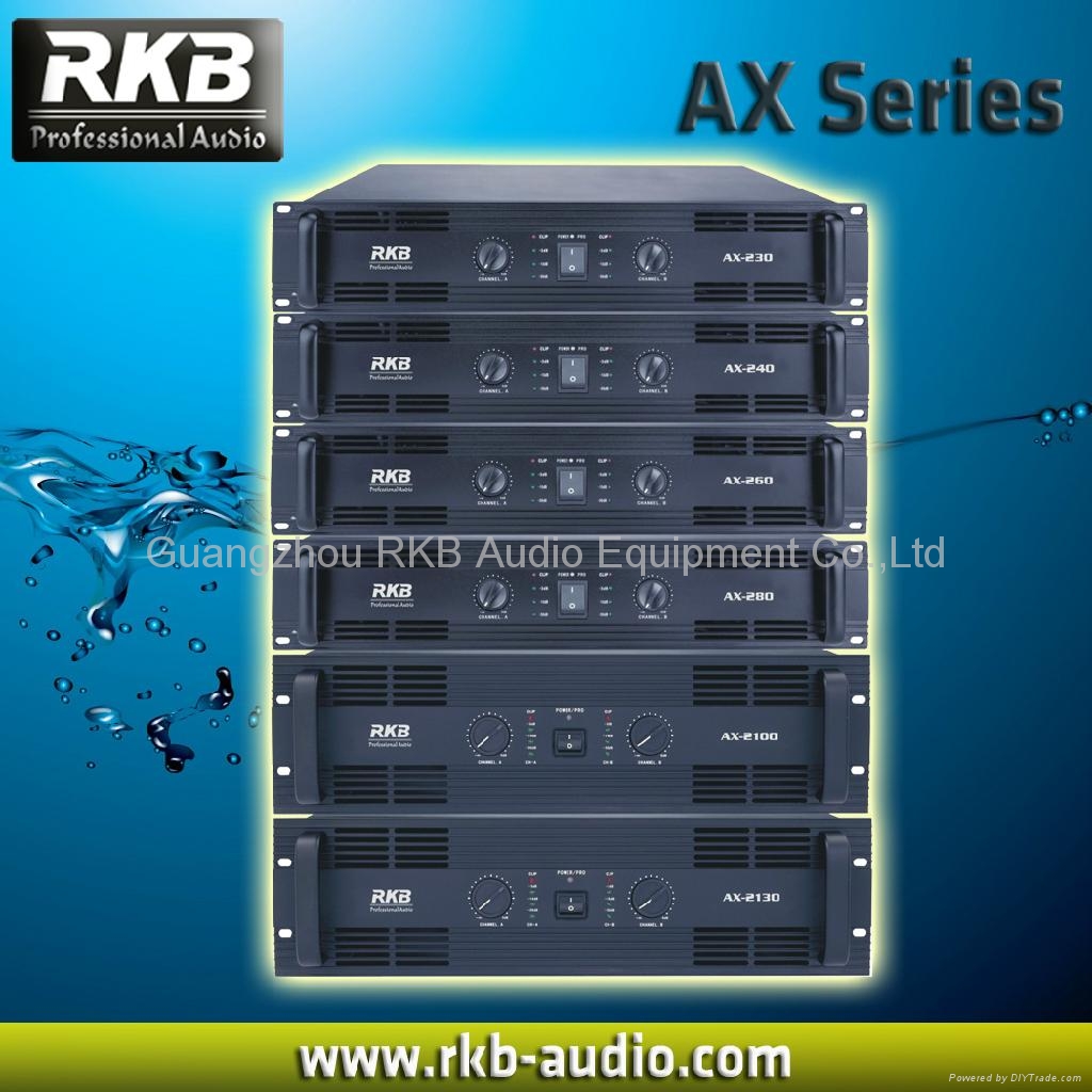 300-1300W pro power amplifier - AX series - RKB (China Manufacturer ...
