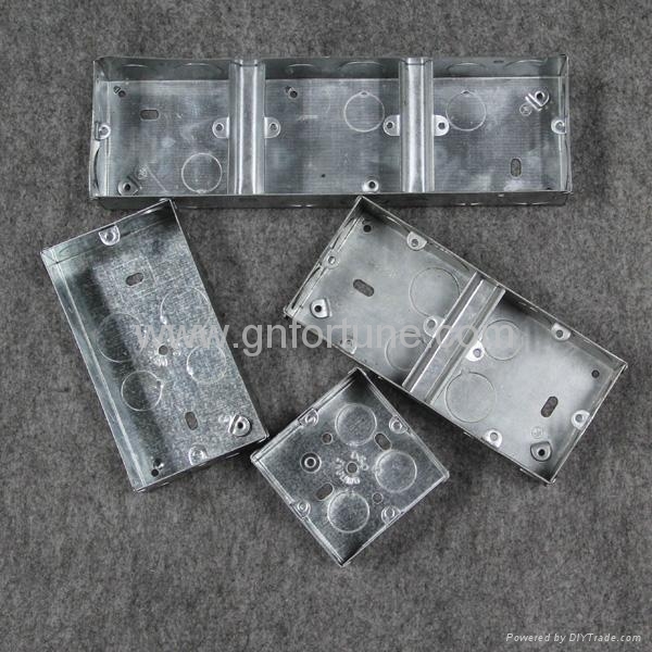 3x3 Metal junction box/Metal back box/GI box - GNM01 - G&N or OEM ...