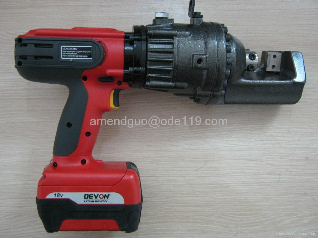 Cordless hydraulic rebar cutter hand-held Rebar Cutting Machine 16 mm ...