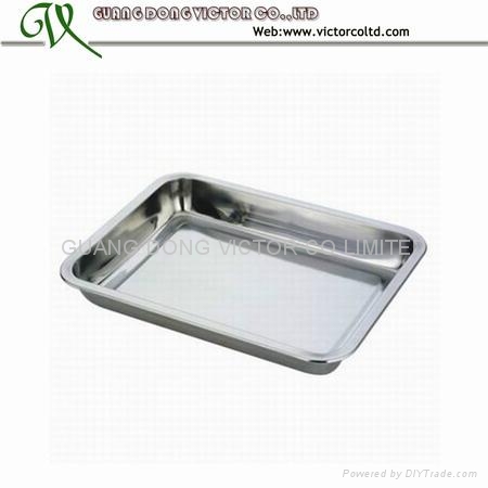 Stainless steel rectangle tray - V-FP - VICTOR (China Manufacturer ...