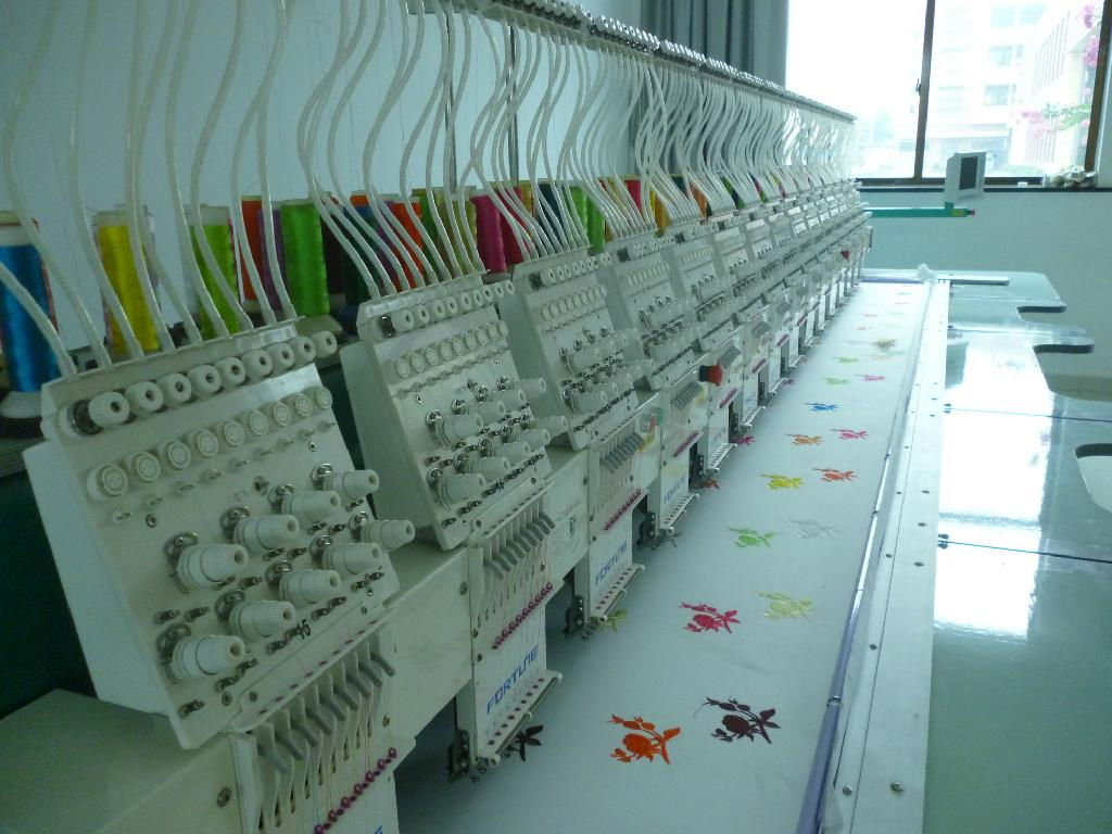 Multi Head Computerized Flat Embroidery Machine - FC-C915 - FORTUNE ...