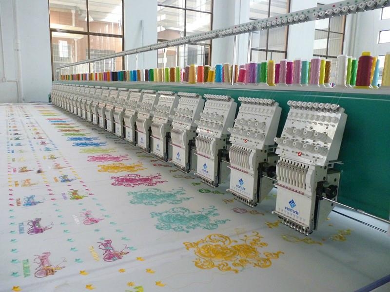 Multi Head Computerized Flat Embroidery Machine - FC-C915 - FORTUNE ...