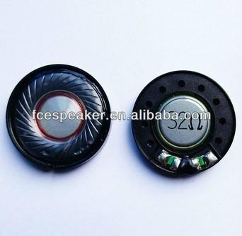 30mm 32ohm 5mW mini mylar speaker - F30P34H(GP) - FCE (China ...
