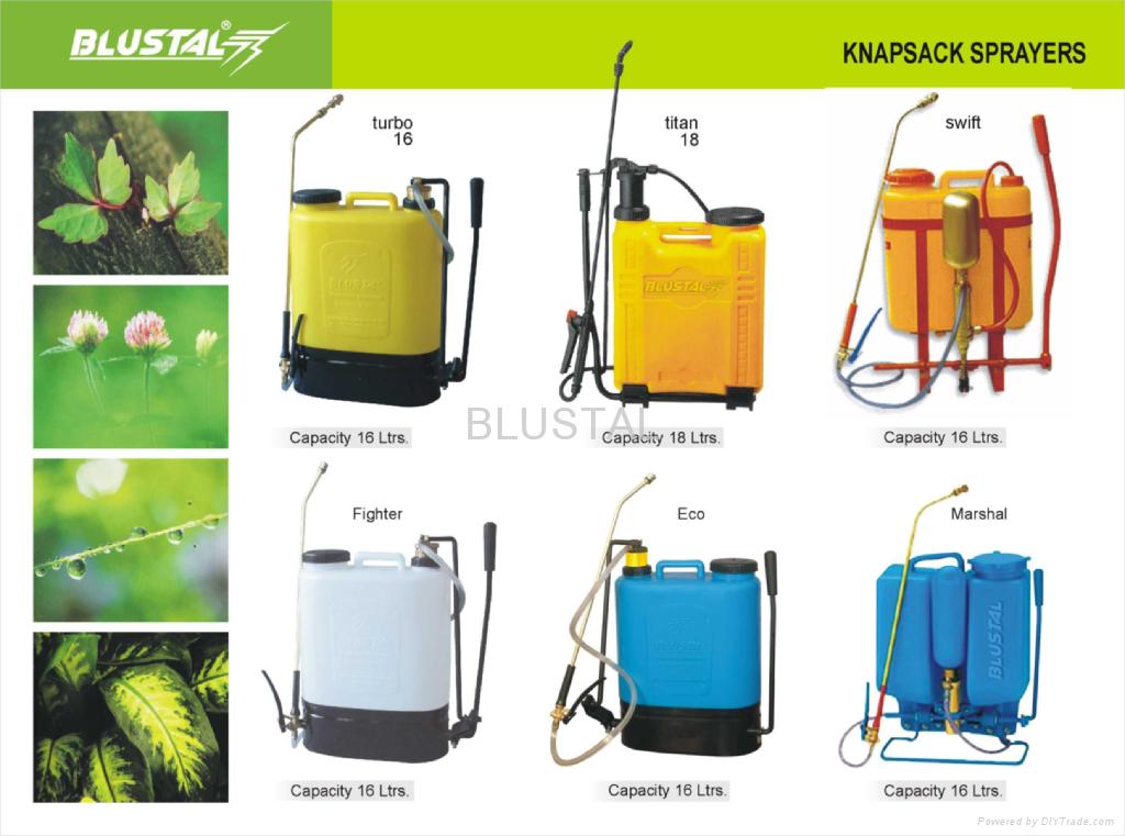 KNAPSACK SPRAYERS - BLUSTAL (India Manufacturer) - Garden Tools ...