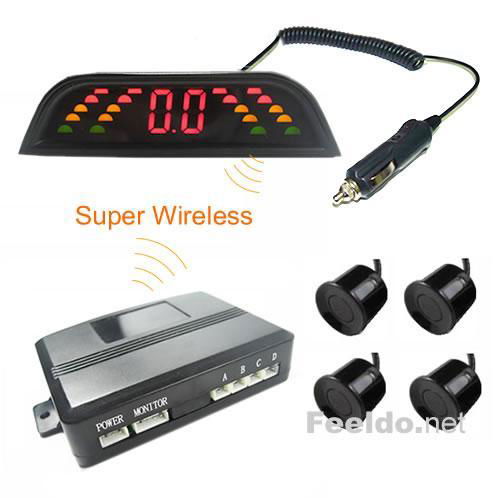 Car Wireless parking sensor(4 sensors)backup radar - FD-W1037 - feeldo ...