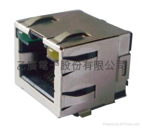 RJ45 JACK W/LED - e-Conn (Taiwan Manufacturer) - Other Computer ...