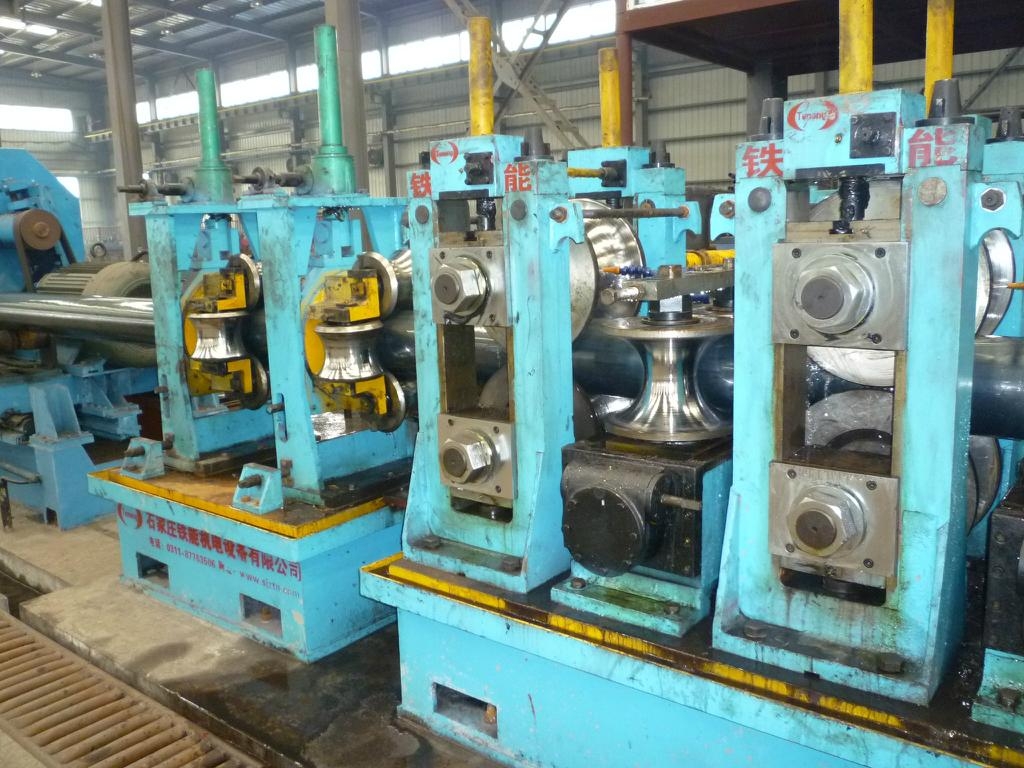 ERW welded steel pipe making machine - HG219 - TENENG (China ...