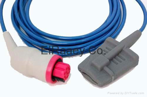Pulse Oximeter Cables (SPO2) - Nihon Kohden - Datex,GE,Ohmeda,HP ...