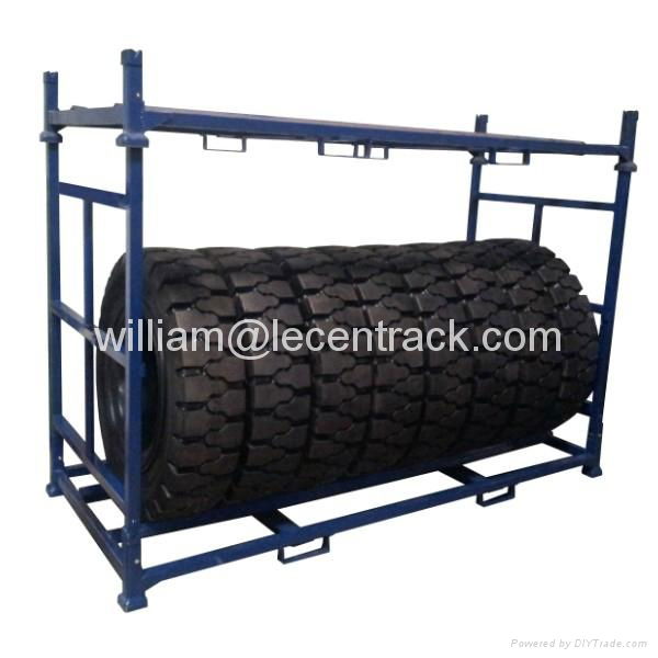 Stackable Folding Stillage Rack for Solid Truck Tires Storage - FR-D ...