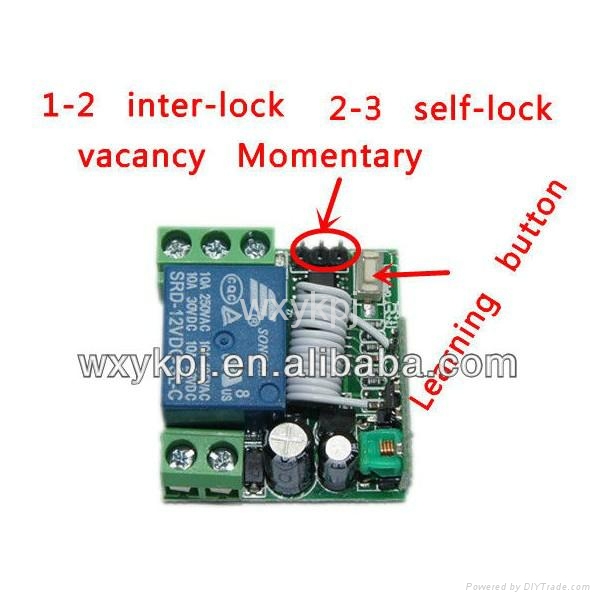 1CH 1 channel RF Waterproof Wireless Remote Control +1 Channel 12V ... 1CH 1 channel RF Waterproof Wireless Remote Control +1 Channel 12V ...