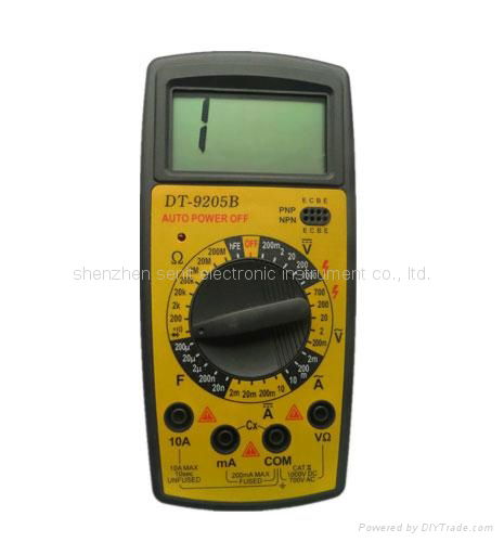 best multimeter digital dt9205b - senit (China Manufacturer ...