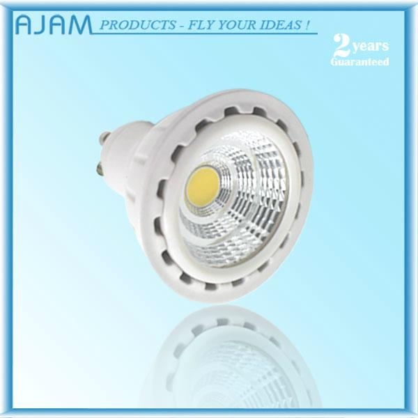 50w Halogen Equivalent 7w Gu10 Led Spotlight Ajm 7w Cob Ajam