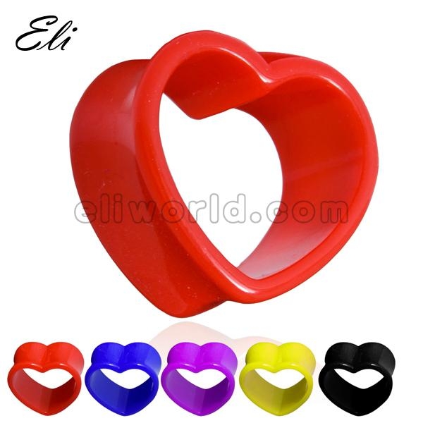 Acrylic Heart Shaped Ear Tunnel - 10440001.jpg - eliworld (China ...