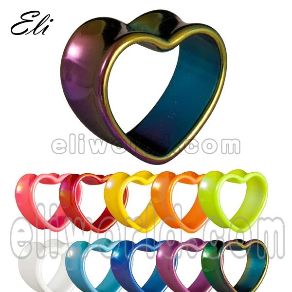 Acrylic Heart Shaped Ear Tunnel - 10440001.jpg - eliworld (China ...
