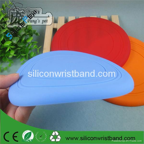 23CM custom silicone rubber flying frisbee - silicone frisbee (China ...