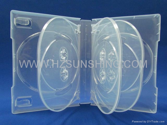 27mm Clear Multi 8 Disc Holder Disc Box - 27mm 透明DVD盒 8片装 - Sunshing ...