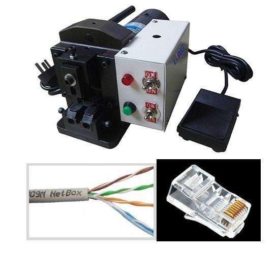 RJ45 connector crimping machine RJ11 pressing machine - LL-8P8C ...