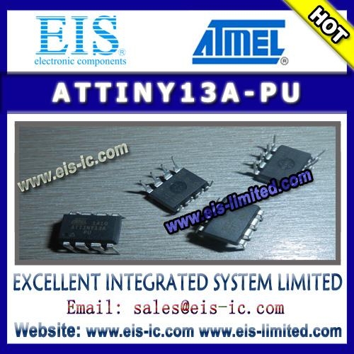 ATTINY13A-PU - ATMEL IC - 8-bit Microcontroller with 1K Bytes In-System ... ATTINY13A-PU - ATMEL IC - 8-bit Microcontroller with 1K Bytes In-System ...