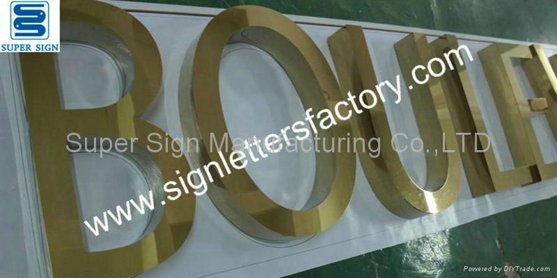 Brass sign letters - SS04 - SUPER SIGN (China Manufacturer) - Others ...