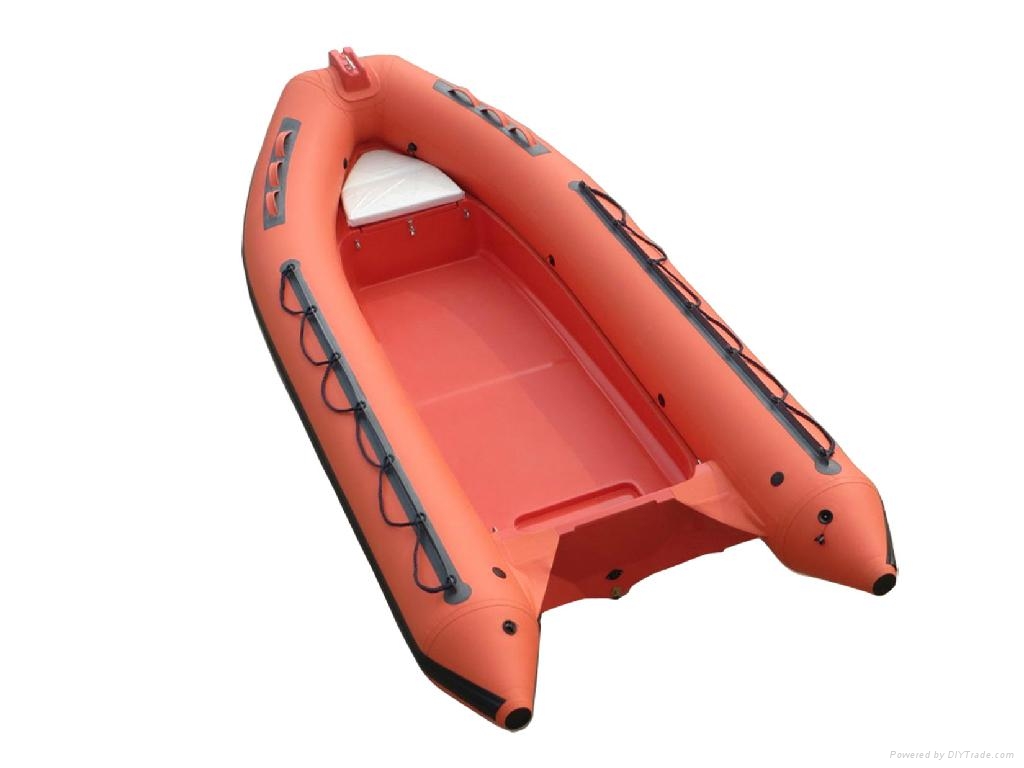 rigid inflatable boat rib boat rescue boat - RIB470A - AQUALAND BOATS ...