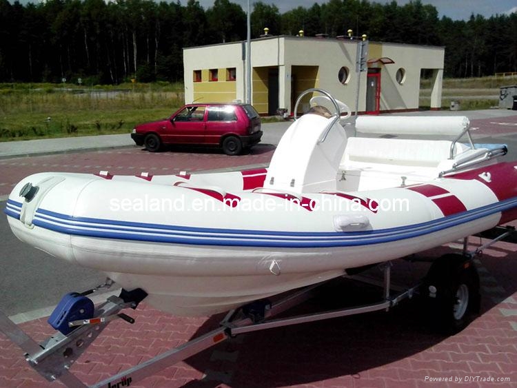 rib boat sports pleasure boat rigid inflatable Boat - RIB470C ...