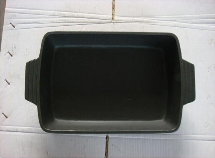 Enamel Cast Iron Square Fish Baking Pan With Ear Handles - SR084 series ...