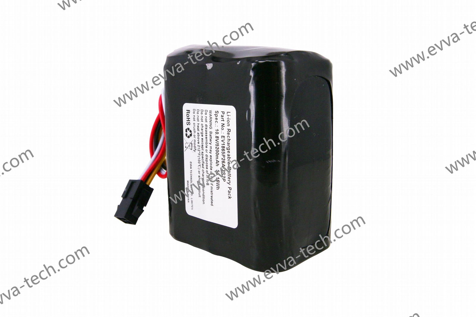 3S2P Waterproof Battery Pack with 18650 21700 103450 11.1V LiFePO4 Li ...