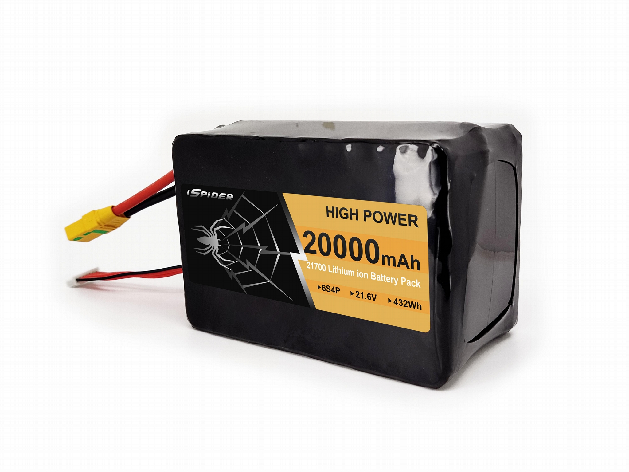High power 6S4P 21700 21.6V 20Ah Li-Ion Battery pack for Drone UAV ...