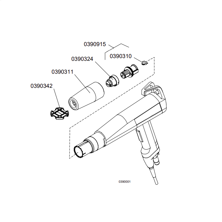 Manual Spray Gun PEM-C4-HiCoat-390001 - 390001 - wanxin (China ...