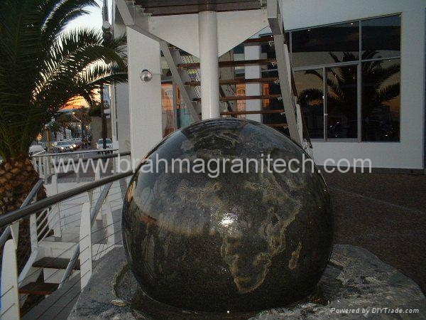 floating ball water features,stone water features - fountain balls ...
