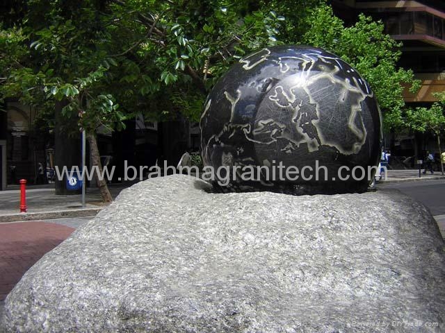 floating ball water features,stone water features - fountain balls ...