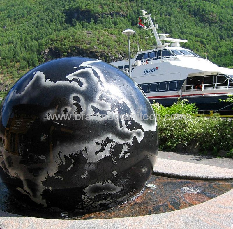 white floating granite spheres,ball fountain (India Manufacturer ...