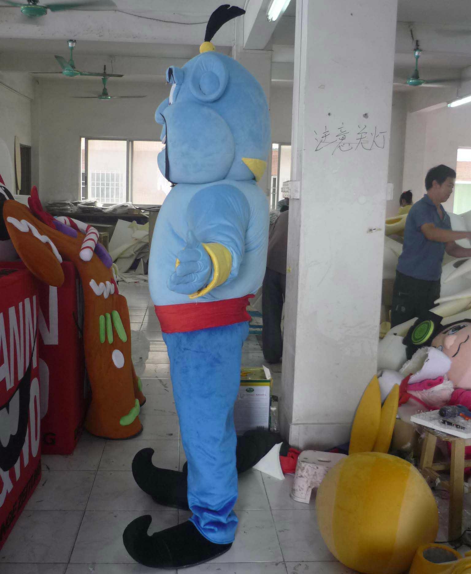 Aladdin Genie Muscle mascot costume - sm 156A - smart mascot costume ...